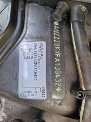 Grey Audi A4 2015 in Kaunas, with an engine capacity of 1.97 L and mileage of 181 thousand km for 8700 €, photo 36 on AUTOMOTO.COM.LV