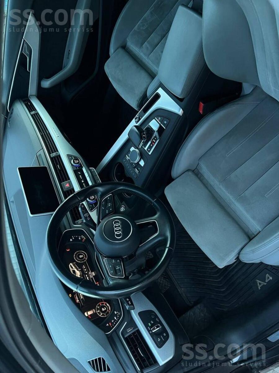 Pelēks Audi A4 2015 Jelgava, ar dzinēja tilpumu 2.00 L un nobraukumu 266 tūkst. km par 14500 €, foto 6 vietnē AUTOMOTO.COM.LV