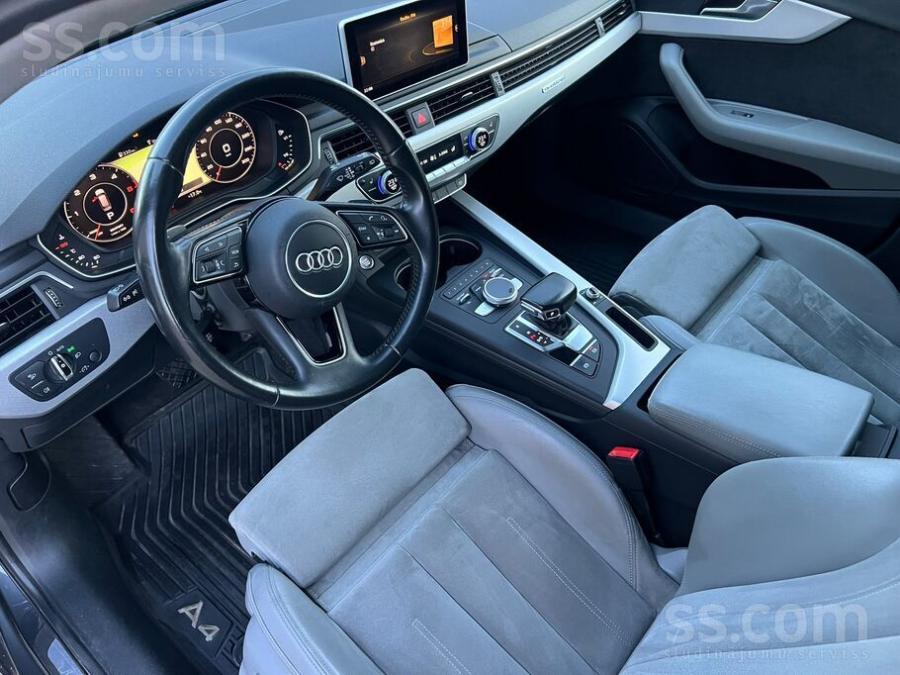 Pelēks Audi A4 2015 Jelgava, ar dzinēja tilpumu 2.00 L un nobraukumu 266 tūkst. km par 14500 €, foto 7 vietnē AUTOMOTO.COM.LV