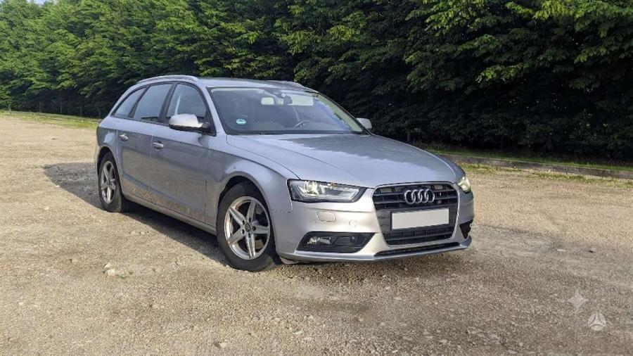 Grey Audi A4 2015 in Kaunas, with an engine capacity of 1.97 L and mileage of 231 thousand km for 9500 €, photo 1 on AUTOMOTO.COM.LV