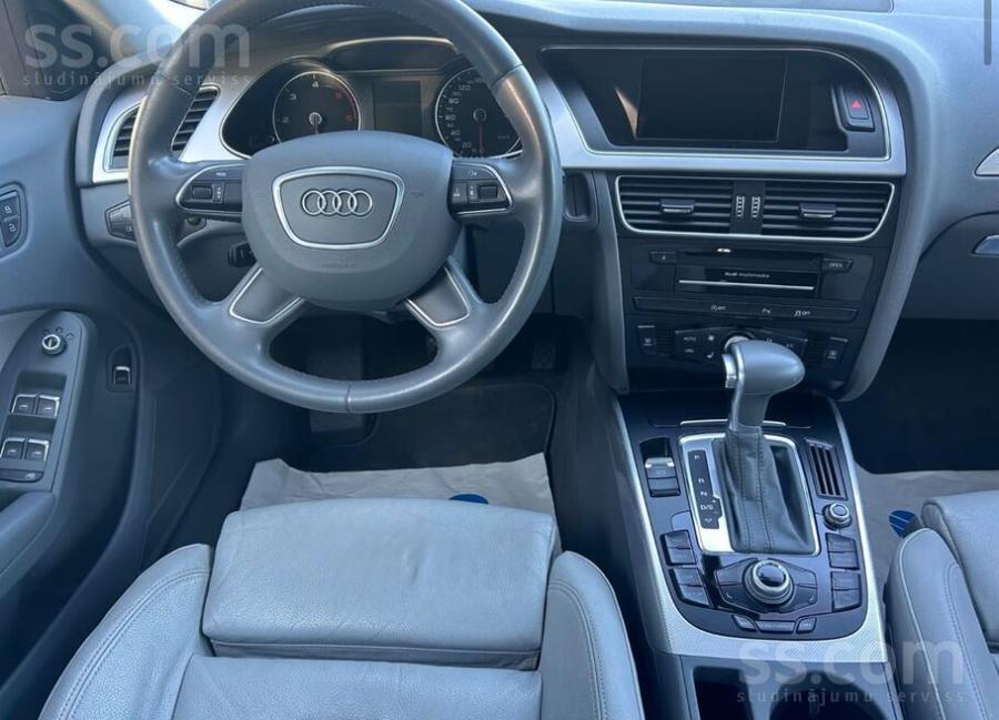 Grey Audi A4 2015 in Riga, with an engine capacity of 2.00 L and mileage of 312 thousand km for 7000 €, photo 5 on AUTOMOTO.COM.LV