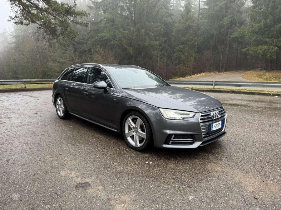 Grey Audi A4 2016 in Anyksciai, with an engine capacity of 1.97 L and mileage of 180 thousand km for 13899 €, photo 3 on AUTOMOTO.COM.LV