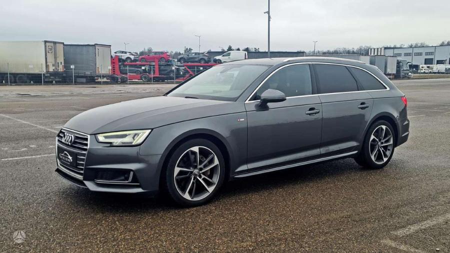 Grey Audi A4 2016 in Vilnius, with an engine capacity of 1.97 L and mileage of 304 thousand km for 14500 €, photo 9 on AUTOMOTO.COM.LV
