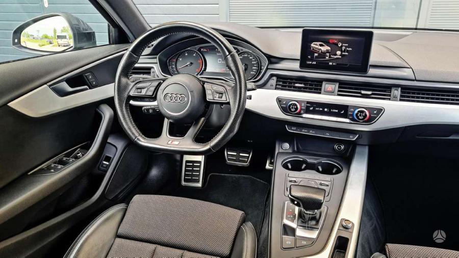 Grey Audi A4 2016 in Vilnius, with an engine capacity of 1.97 L and mileage of 304 thousand km for 14500 €, photo 21 on AUTOMOTO.COM.LV
