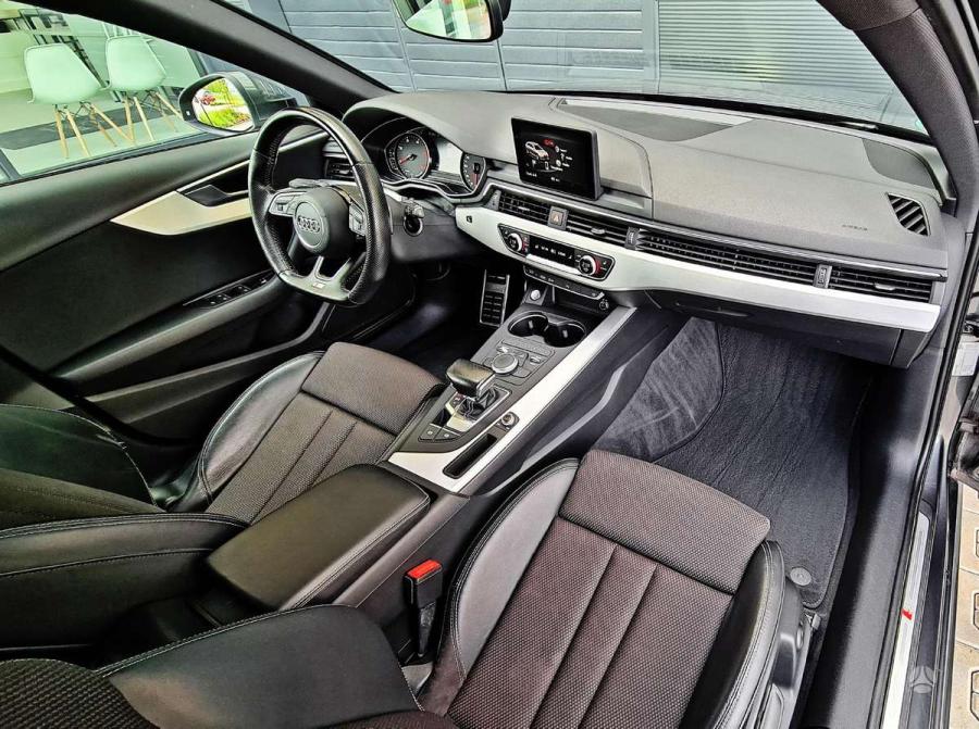 Grey Audi A4 2016 in Vilnius, with an engine capacity of 1.97 L and mileage of 304 thousand km for 14500 €, photo 33 on AUTOMOTO.COM.LV
