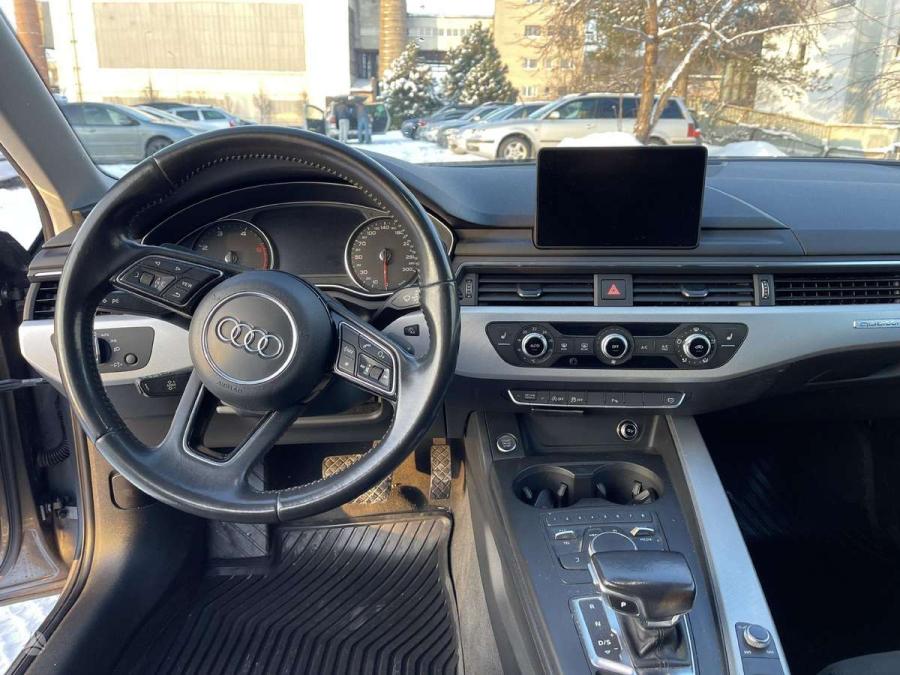 Pelēks Audi A4 2016 Kauņa, ar dzinēja tilpumu 1.97 L un nobraukumu 327 tūkst. km par 11390 €, foto 9 vietnē AUTOMOTO.COM.LV