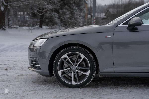 Grey Audi A4 2016 in Vilnius, with an engine capacity of 1.97 L and mileage of 233 thousand km for 12900 €, photo 4 on AUTOMOTO.COM.LV