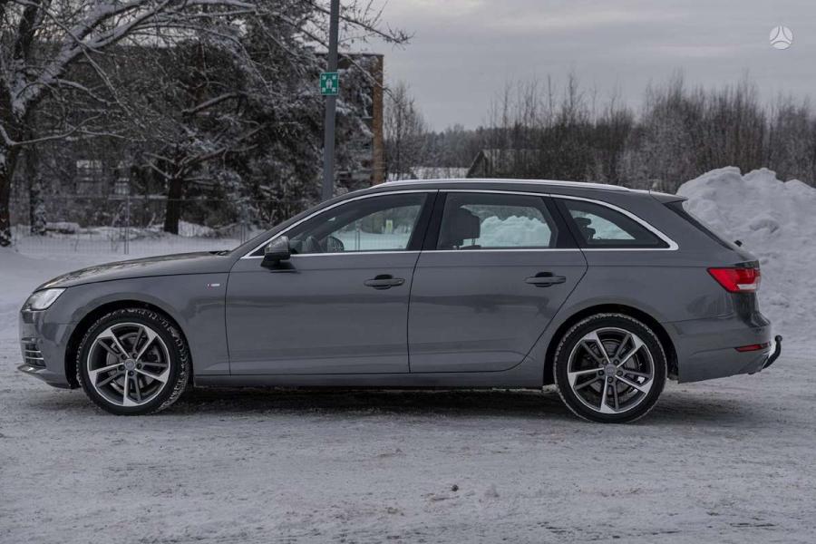 Grey Audi A4 2016 in Vilnius, with an engine capacity of 1.97 L and mileage of 233 thousand km for 12900 €, photo 8 on AUTOMOTO.COM.LV