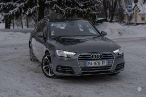 Grey Audi A4 2016 in Vilnius, with an engine capacity of 1.97 L and mileage of 233 thousand km for 12900 €, photo 9 on AUTOMOTO.COM.LV