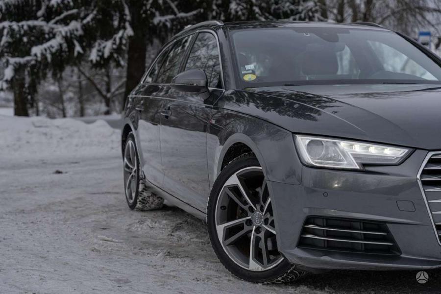 Grey Audi A4 2016 in Vilnius, with an engine capacity of 1.97 L and mileage of 233 thousand km for 12900 €, photo 10 on AUTOMOTO.COM.LV