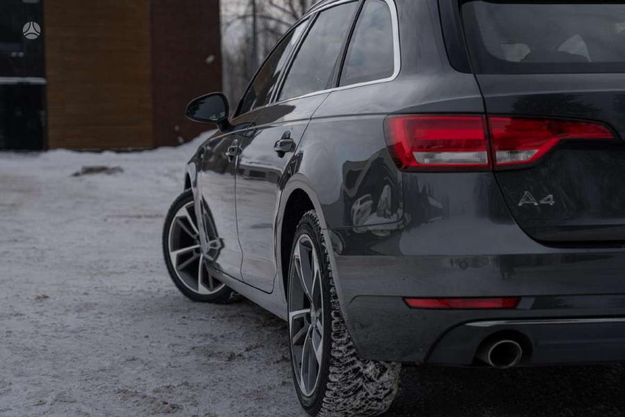 Grey Audi A4 2016 in Vilnius, with an engine capacity of 1.97 L and mileage of 233 thousand km for 12900 €, photo 12 on AUTOMOTO.COM.LV