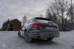 Grey Audi A4 2016 in Vilnius, with an engine capacity of 1.97 L and mileage of 233 thousand km for 12900 €, photo 13 on AUTOMOTO.COM.LV