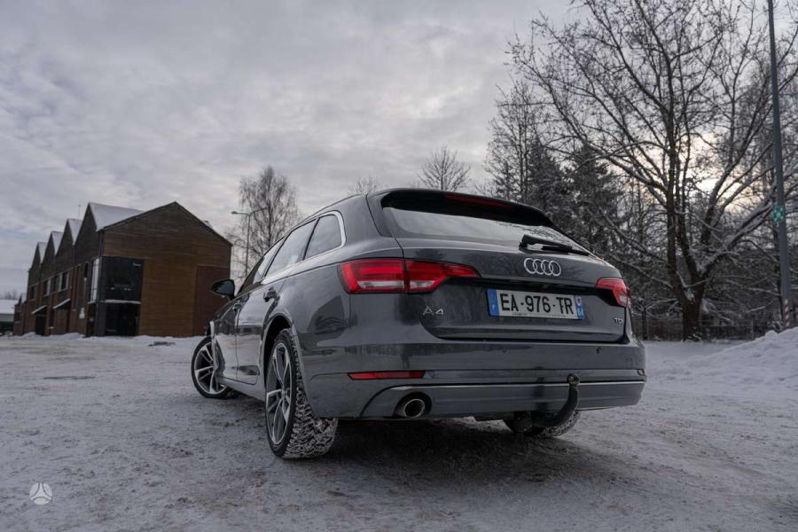 Grey Audi A4 2016 in Vilnius, with an engine capacity of 1.97 L and mileage of 233 thousand km for 12900 €, photo 13 on AUTOMOTO.COM.LV