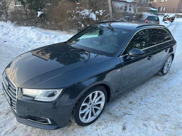 Grey Audi A4 2016 in Vilnius, with an engine capacity of 1.97 L and mileage of 200 thousand km for 13350 €, photo 3 on AUTOMOTO.COM.LV