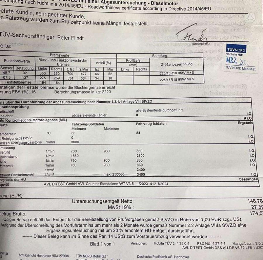 Серый Ауди А4 2016 в Вильнюс, объемом двигателя 1.97 л и пробегом 200 тыс. км за 13350 €, фото 39 на AUTOMOTO.COM.LV