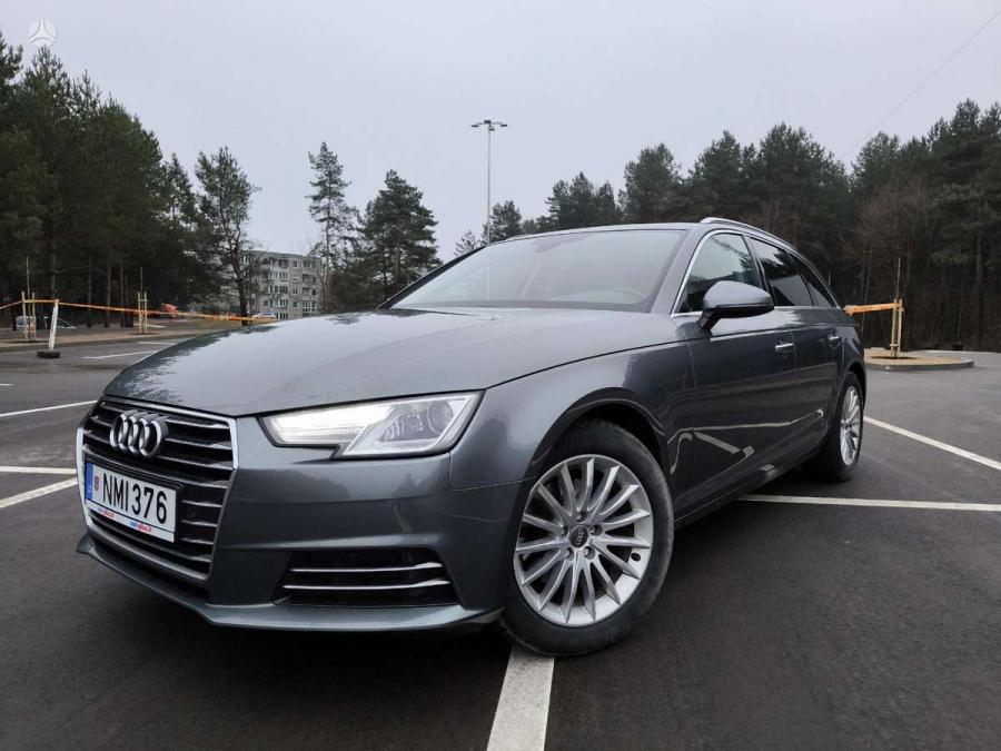 Grey Audi A4 2016 in Utena, with an engine capacity of 1.97 L and mileage of 222 thousand km for 10550 €, photo 1 on AUTOMOTO.COM.LV