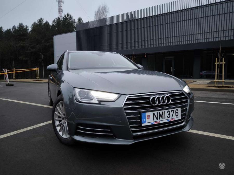 Grey Audi A4 2016 in Utena, with an engine capacity of 1.97 L and mileage of 222 thousand km for 10550 €, photo 3 on AUTOMOTO.COM.LV