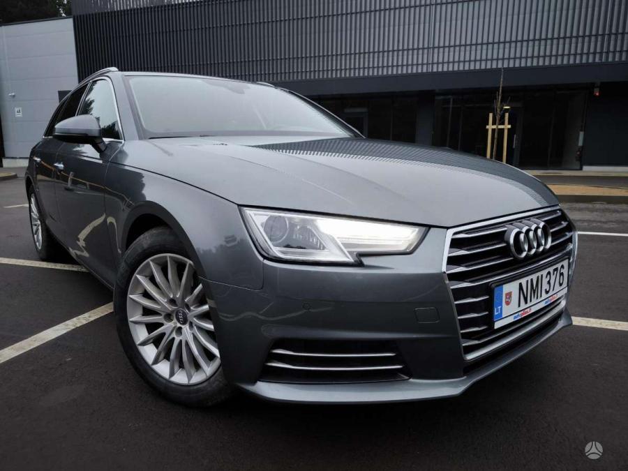 Grey Audi A4 2016 in Utena, with an engine capacity of 1.97 L and mileage of 222 thousand km for 10550 €, photo 8 on AUTOMOTO.COM.LV