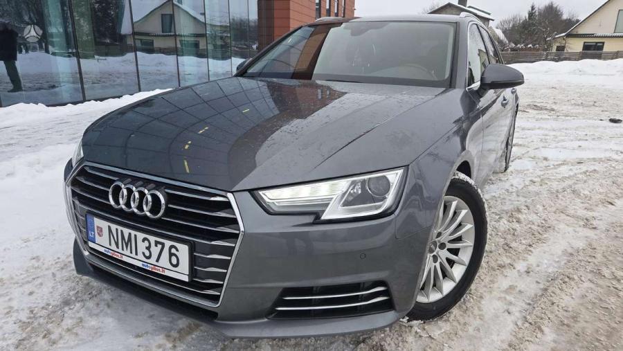 Grey Audi A4 2016 in Utena, with an engine capacity of 1.97 L and mileage of 222 thousand km for 10950 €, photo 1 on AUTOMOTO.COM.LV