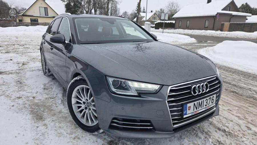Grey Audi A4 2016 in Utena, with an engine capacity of 1.97 L and mileage of 222 thousand km for 10950 €, photo 2 on AUTOMOTO.COM.LV