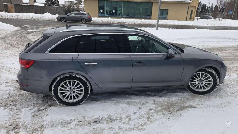 Grey Audi A4 2016 in Utena, with an engine capacity of 1.97 L and mileage of 222 thousand km for 10950 €, photo 8 on AUTOMOTO.COM.LV
