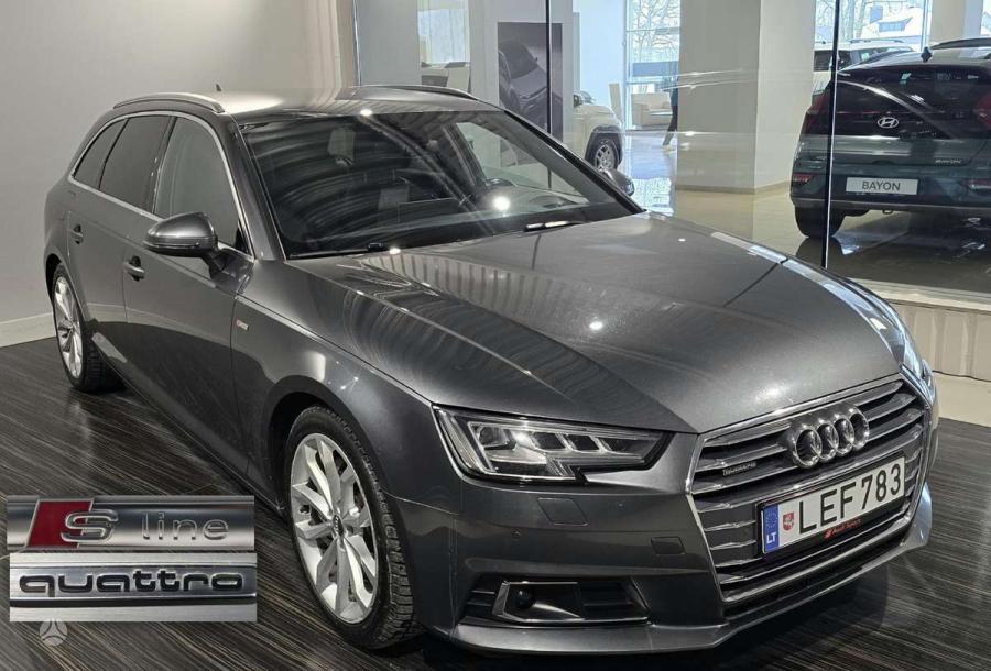 Pelēks Audi A4 2016 Šauļi, ar dzinēja tilpumu 1.97 L un nobraukumu 234 tūkst. km par 14500 €, foto 1 vietnē AUTOMOTO.COM.LV