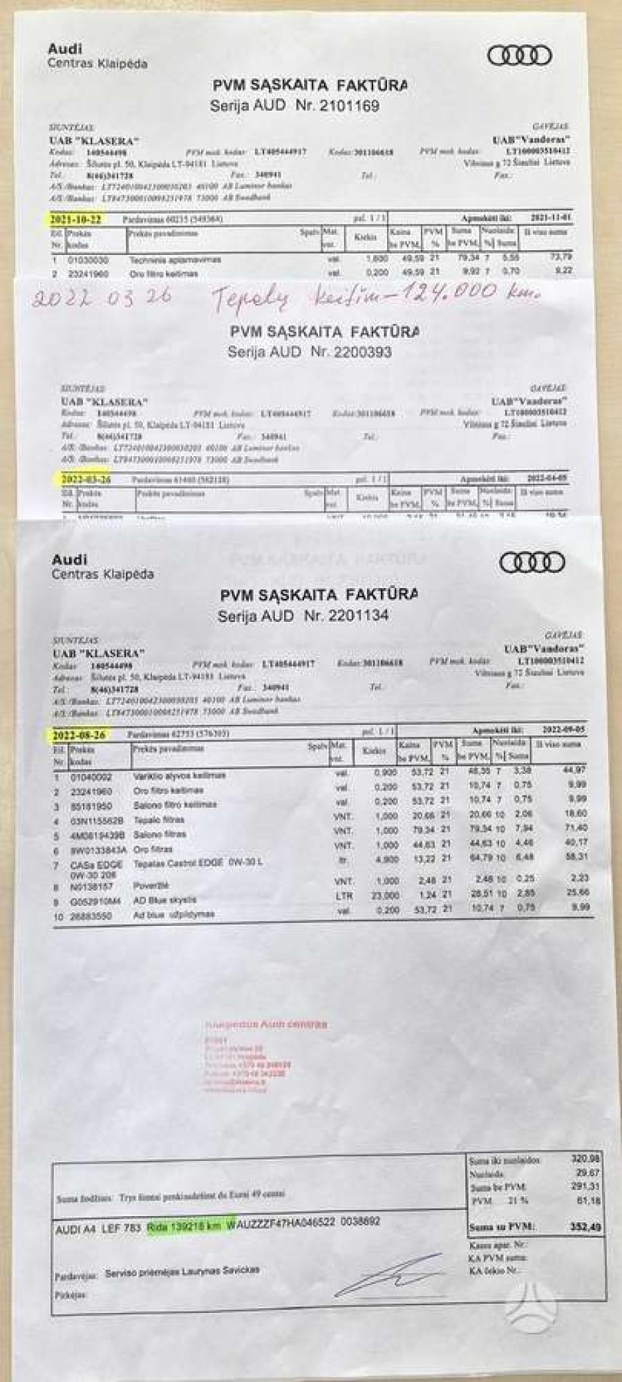 Pelēks Audi A4 2016 Šauļi, ar dzinēja tilpumu 1.97 L un nobraukumu 234 tūkst. km par 14500 €, foto 35 vietnē AUTOMOTO.COM.LV