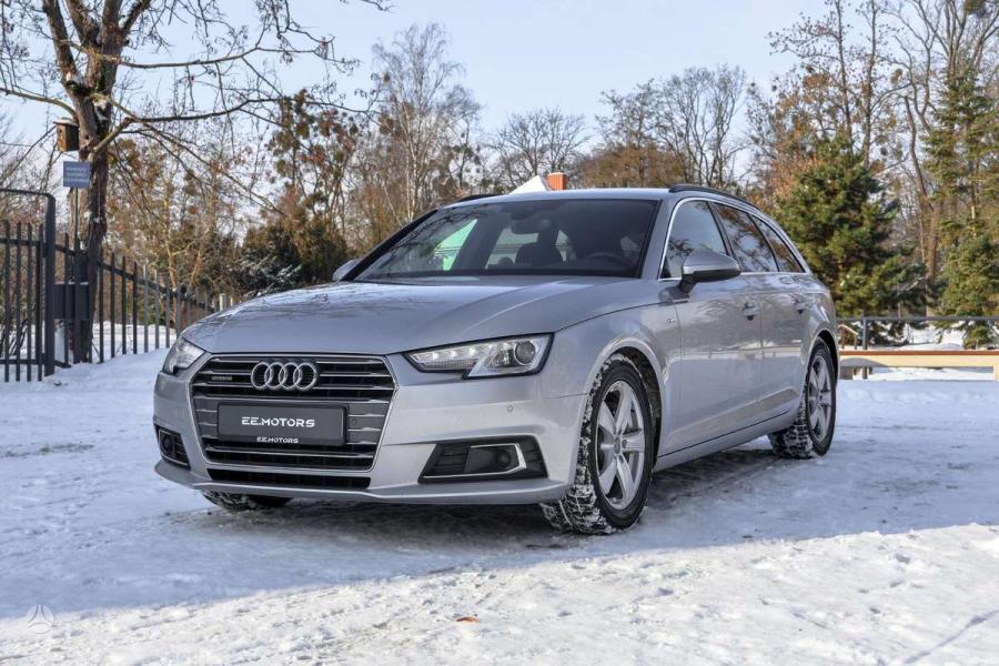 Pelēks Audi A4 2016 Kauņa, ar dzinēja tilpumu 1.97 L un nobraukumu 327 tūkst. km par 11999 €, foto 6 vietnē AUTOMOTO.COM.LV