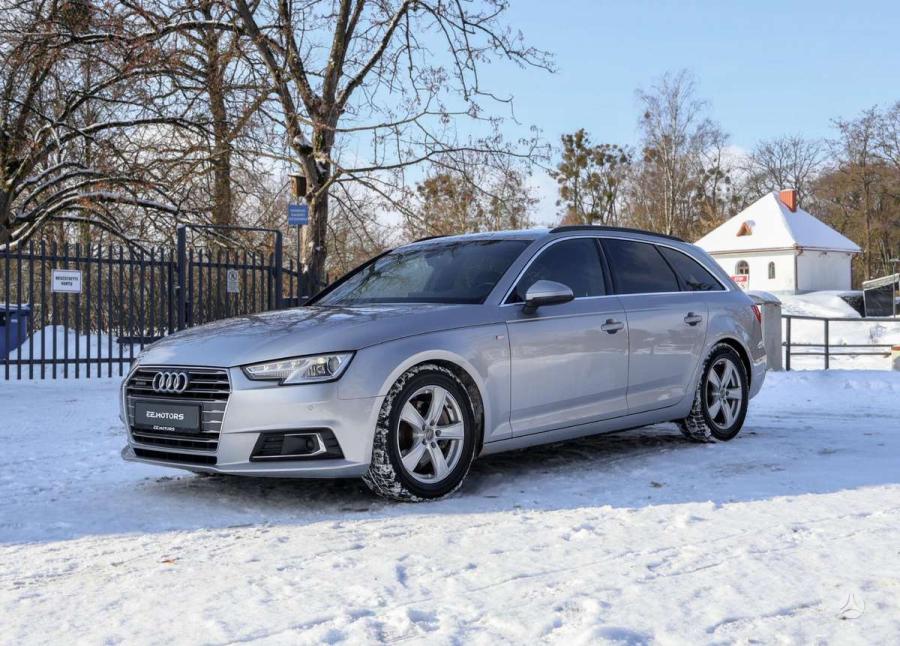 Pelēks Audi A4 2016 Kauņa, ar dzinēja tilpumu 1.97 L un nobraukumu 327 tūkst. km par 11999 €, foto 7 vietnē AUTOMOTO.COM.LV
