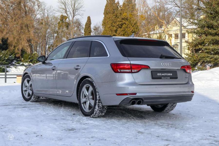 Pelēks Audi A4 2016 Kauņa, ar dzinēja tilpumu 1.97 L un nobraukumu 327 tūkst. km par 11999 €, foto 8 vietnē AUTOMOTO.COM.LV
