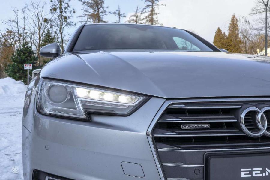 Pelēks Audi A4 2016 Kauņa, ar dzinēja tilpumu 1.97 L un nobraukumu 327 tūkst. km par 11999 €, foto 13 vietnē AUTOMOTO.COM.LV