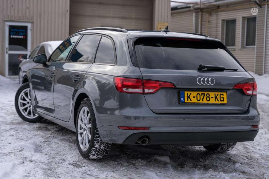 Grey Audi A4 2016 in Vilnius, with an engine capacity of 1.97 L and mileage of 240 thousand km for 12900 €, photo 13 on AUTOMOTO.COM.LV