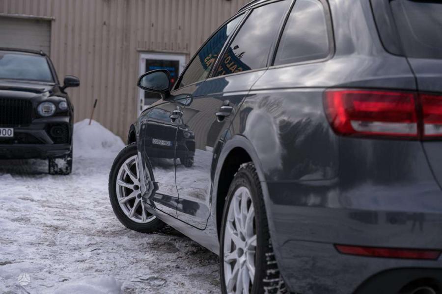 Grey Audi A4 2016 in Vilnius, with an engine capacity of 1.97 L and mileage of 240 thousand km for 12900 €, photo 14 on AUTOMOTO.COM.LV