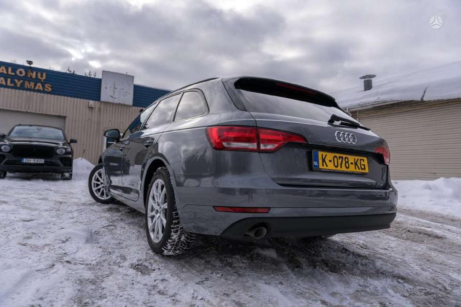 Grey Audi A4 2016 in Vilnius, with an engine capacity of 1.97 L and mileage of 240 thousand km for 12900 €, photo 15 on AUTOMOTO.COM.LV