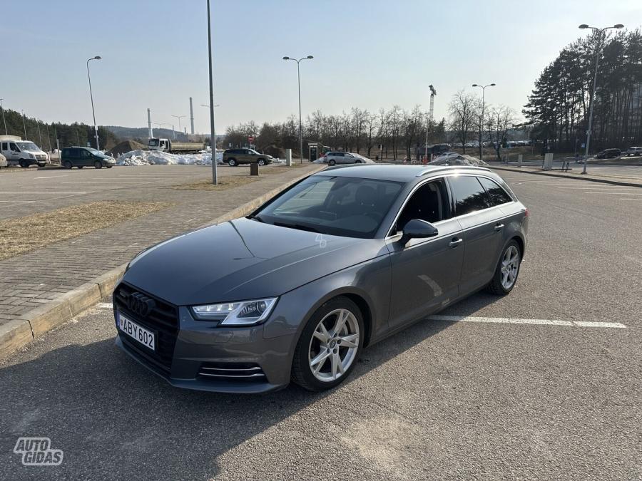 Grey Audi A4 2016 in Vilnius, with an engine capacity of 2.00 L and mileage of 361 thousand km for 11500 €, photo 1 on AUTOMOTO.COM.LV