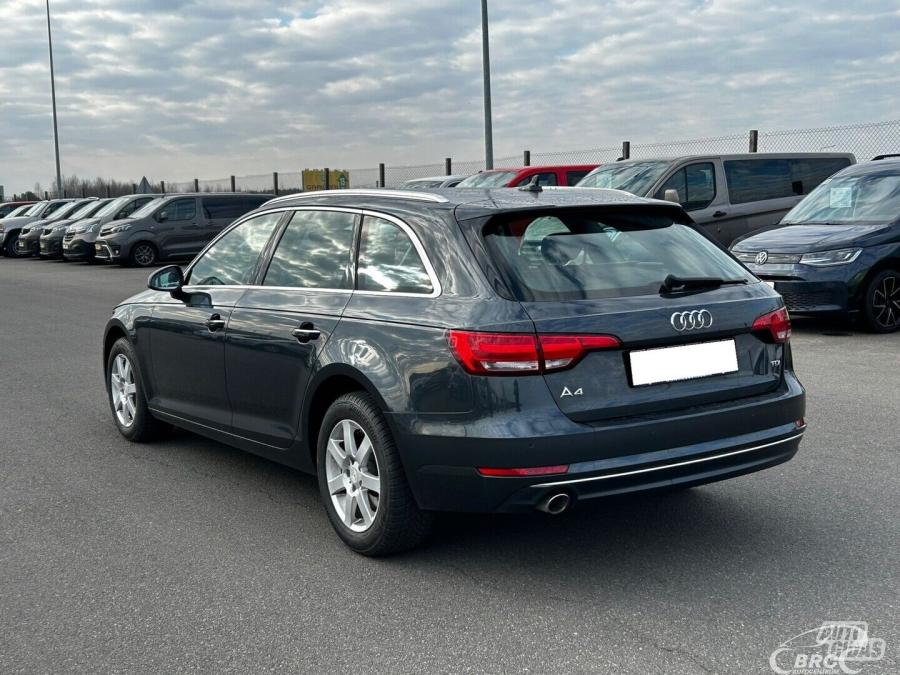 Pelēks Audi A4 2016 Avižieniai, ar dzinēja tilpumu 2.00 L un nobraukumu 212 tūkst. km par 10900 €, foto 4 vietnē AUTOMOTO.COM.LV