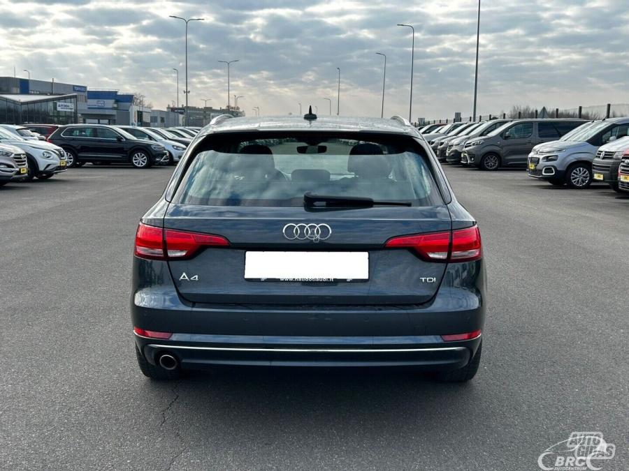 Pelēks Audi A4 2016 Avižieniai, ar dzinēja tilpumu 2.00 L un nobraukumu 212 tūkst. km par 10900 €, foto 6 vietnē AUTOMOTO.COM.LV
