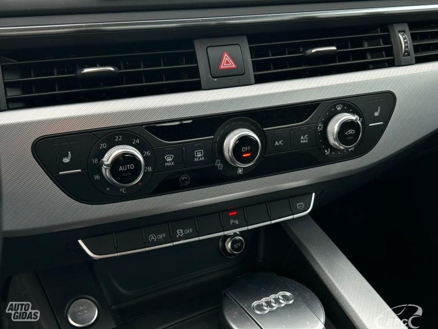 Pelēks Audi A4 2016 Avižieniai, ar dzinēja tilpumu 2.00 L un nobraukumu 212 tūkst. km par 10900 €, foto 21 vietnē AUTOMOTO.COM.LV