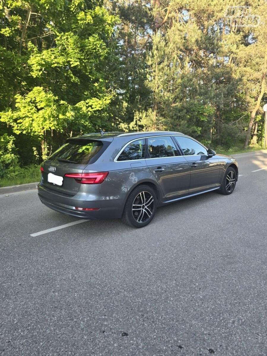 Grey Audi A4 2016 in Vilnius, with an engine capacity of 2.00 L and mileage of 297 thousand km for 10550 €, photo 3 on AUTOMOTO.COM.LV