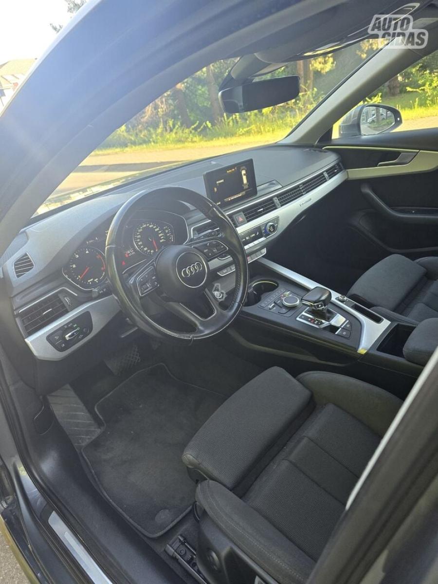 Grey Audi A4 2016 in Vilnius, with an engine capacity of 2.00 L and mileage of 297 thousand km for 10550 €, photo 12 on AUTOMOTO.COM.LV