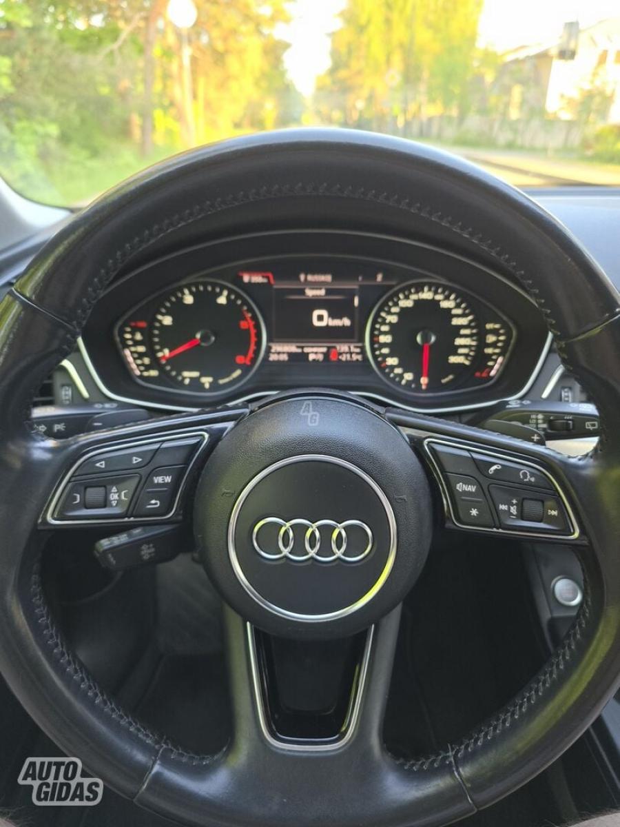 Grey Audi A4 2016 in Vilnius, with an engine capacity of 2.00 L and mileage of 297 thousand km for 10550 €, photo 14 on AUTOMOTO.COM.LV