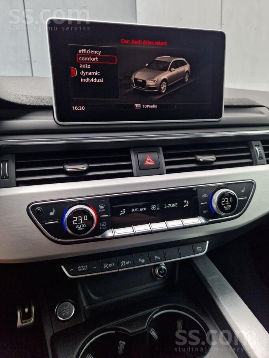 Pelēks Audi A4 2016 Bauska, ar dzinēja tilpumu 2.00 L un nobraukumu 312 tūkst. km par 14999 €, foto 22 vietnē AUTOMOTO.COM.LV