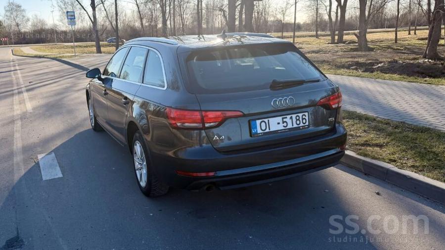 Pelēks Audi A4 2016 Rīga, ar dzinēja tilpumu 2.00 L un nobraukumu 168 tūkst. km par 12650 €, foto 4 vietnē AUTOMOTO.COM.LV