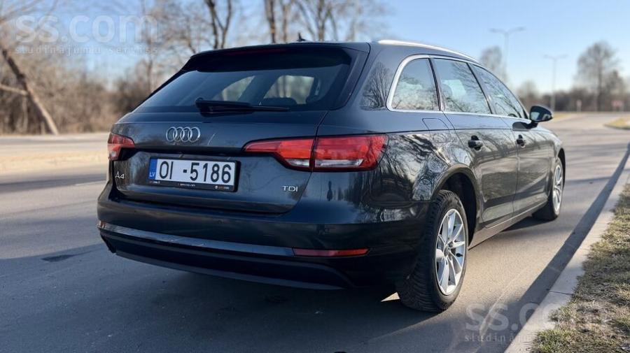 Pelēks Audi A4 2016 Rīga, ar dzinēja tilpumu 2.00 L un nobraukumu 168 tūkst. km par 12650 €, foto 5 vietnē AUTOMOTO.COM.LV