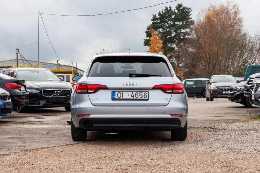Grey Audi A4 2016 in Riga, with an engine capacity of 2.00 L and mileage of 209 thousand km for 11995 €, photo 6 on AUTOMOTO.COM.LV