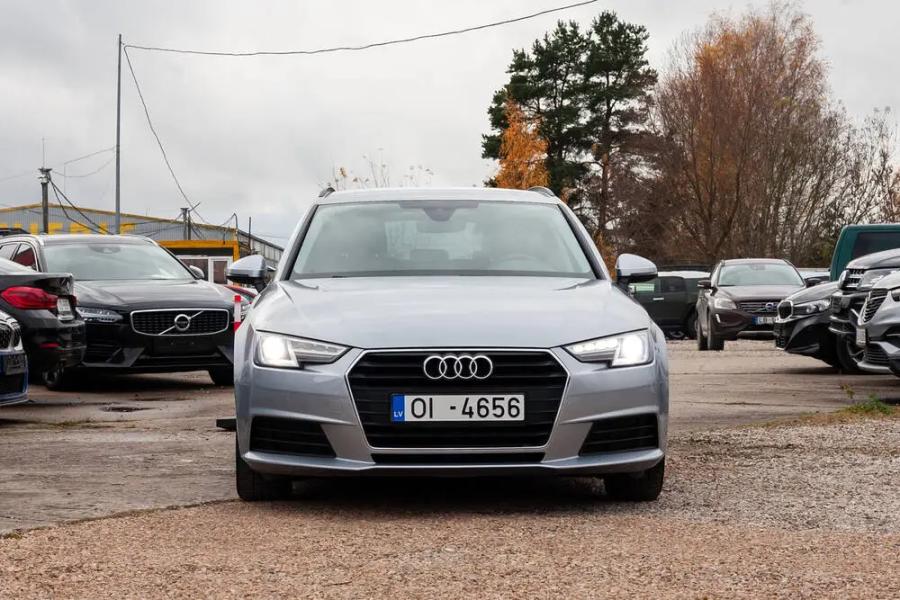 Grey Audi A4 2016 in Riga, with an engine capacity of 2.00 L and mileage of 209 thousand km for 11995 €, photo 8 on AUTOMOTO.COM.LV