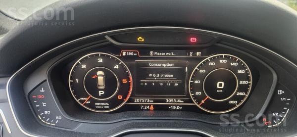 Pelēks Audi A4 2016 Jelgava, ar dzinēja tilpumu 3.00 L un nobraukumu 208 tūkst. km par 17700 €, foto 8 vietnē AUTOMOTO.COM.LV