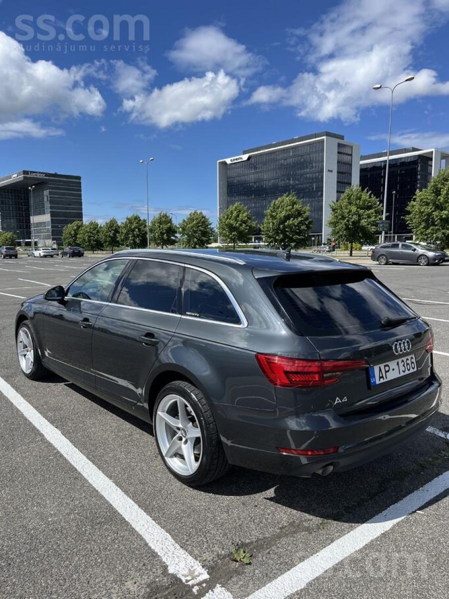 Grey Audi A4 2016 in Riga, with an engine capacity of 2.00 L and mileage of 330 thousand km for 10790 €, photo 5 on AUTOMOTO.COM.LV