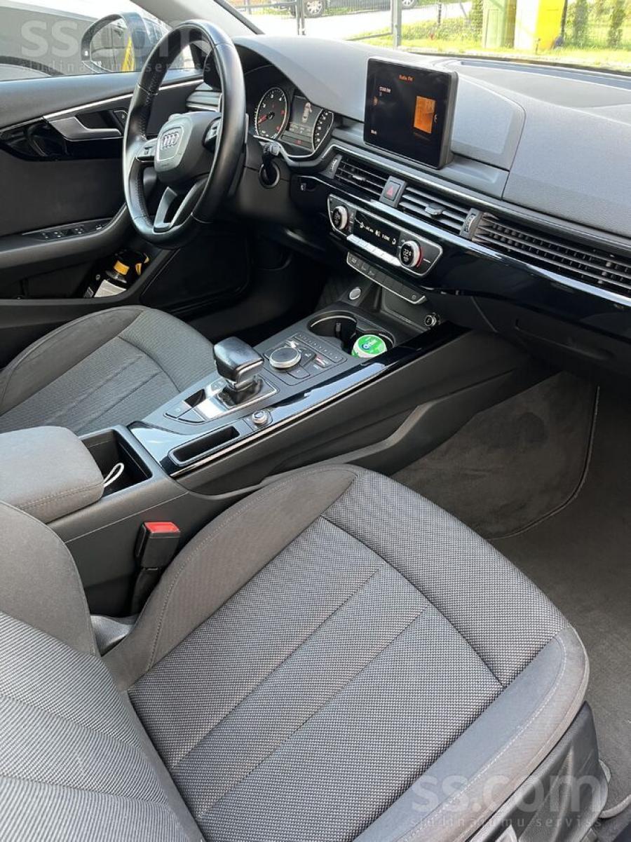 Grey Audi A4 2016 in Riga, with an engine capacity of 2.00 L and mileage of 330 thousand km for 10790 €, photo 8 on AUTOMOTO.COM.LV