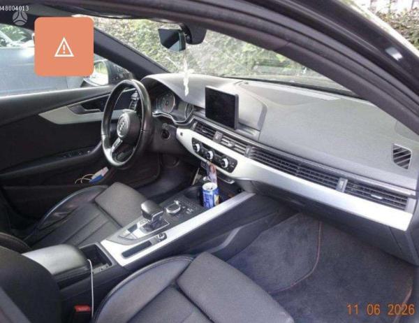 Grey Audi A4 2016 in Utena, with an engine capacity of 2.97 L and mileage of 302 thousand km for 7850 €, photo 7 on AUTOMOTO.COM.LV